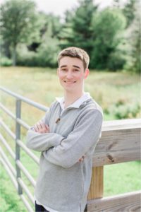 Outdoor Summer Senior Photos | Ossipee, New Hampshire | James