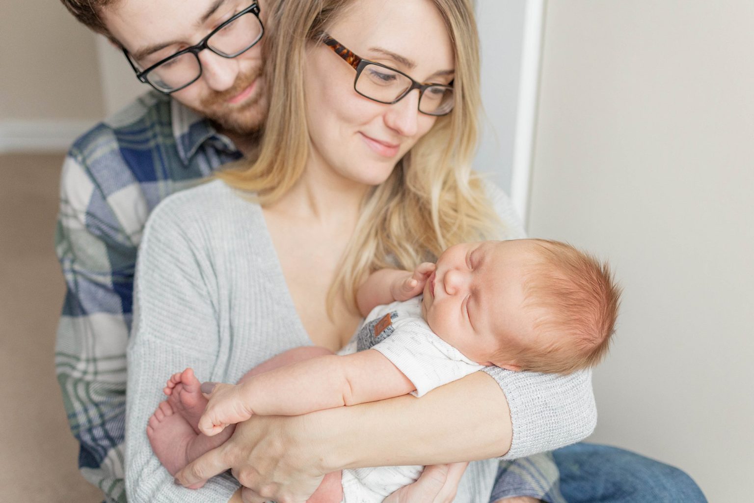 Winter Newborn Lifestyle Session | Baby Cade - Caitlin Page Photography ...