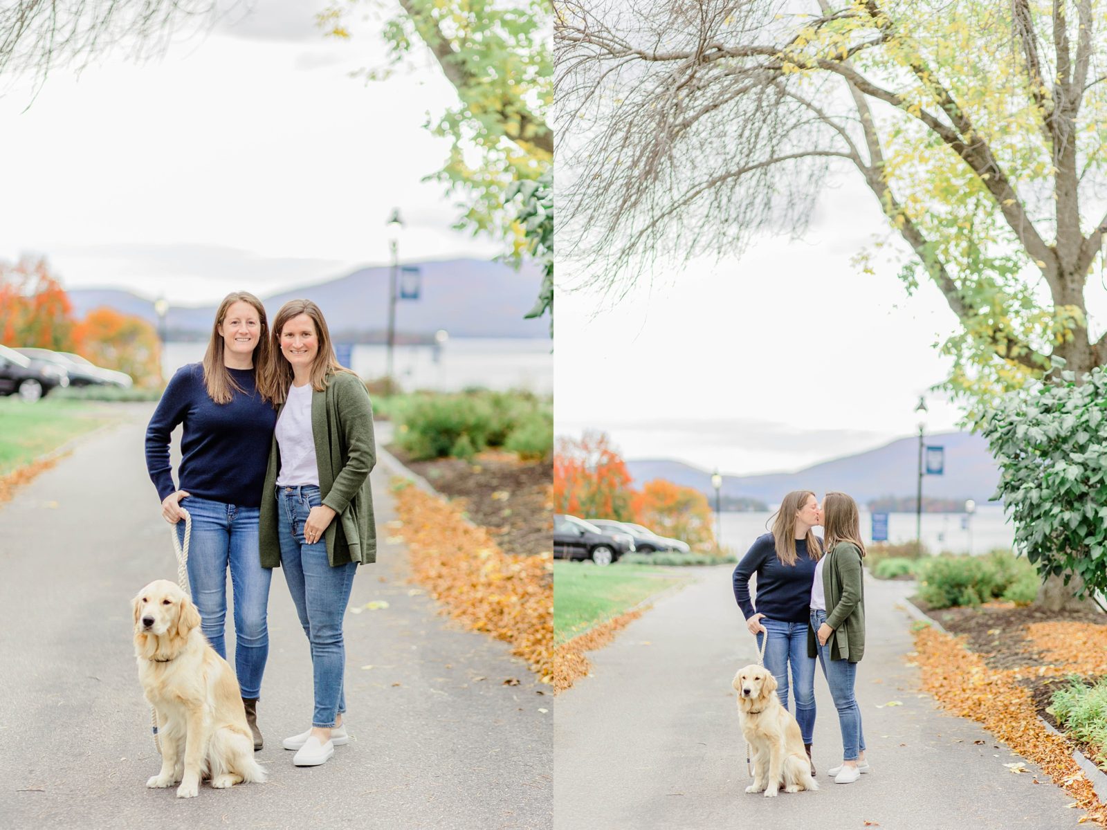 Fall Lake Winnipesaukee Engagement Session - Caitlin Page Photography ...