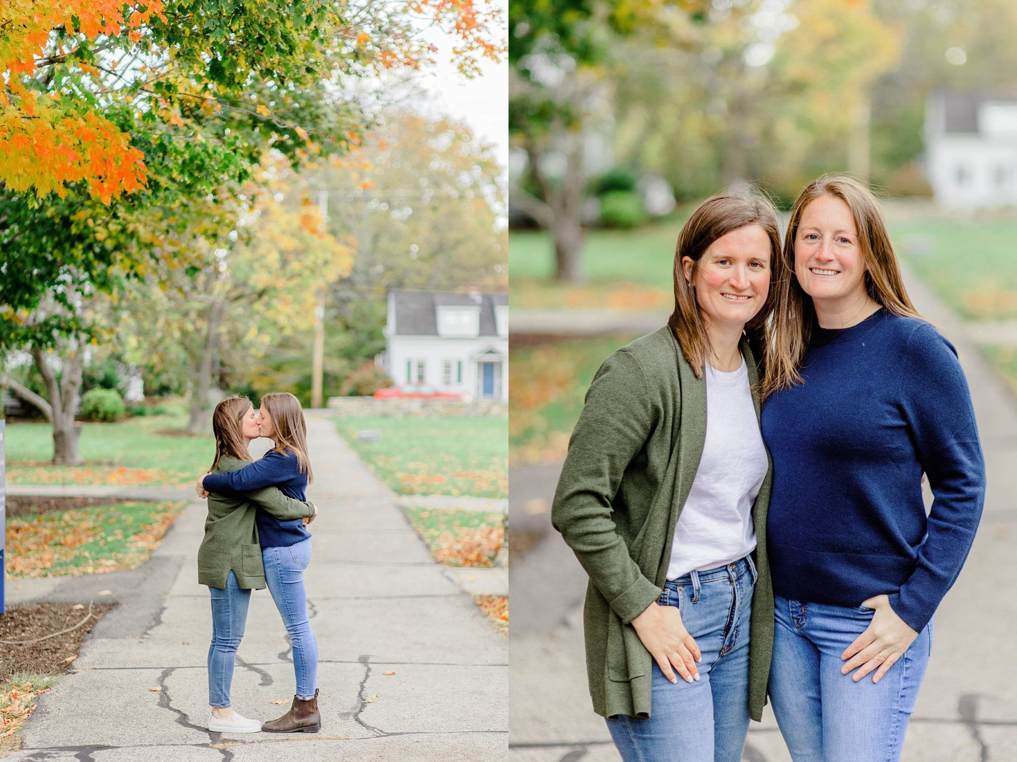 Fall Lake Winnipesaukee Engagement Session - Caitlin Page Photography ...