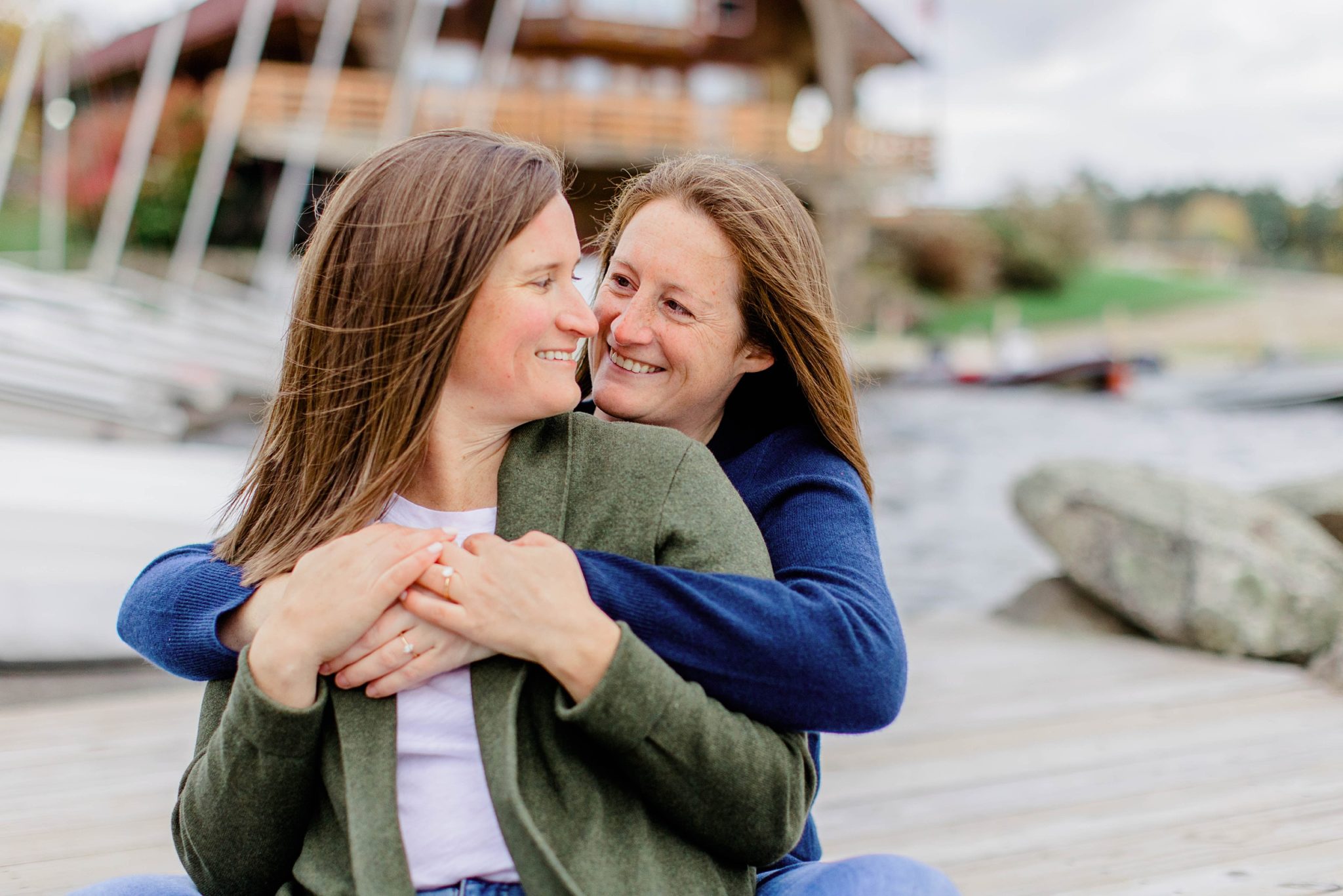 Fall Lake Winnipesaukee Engagement Session - Caitlin Page Photography ...