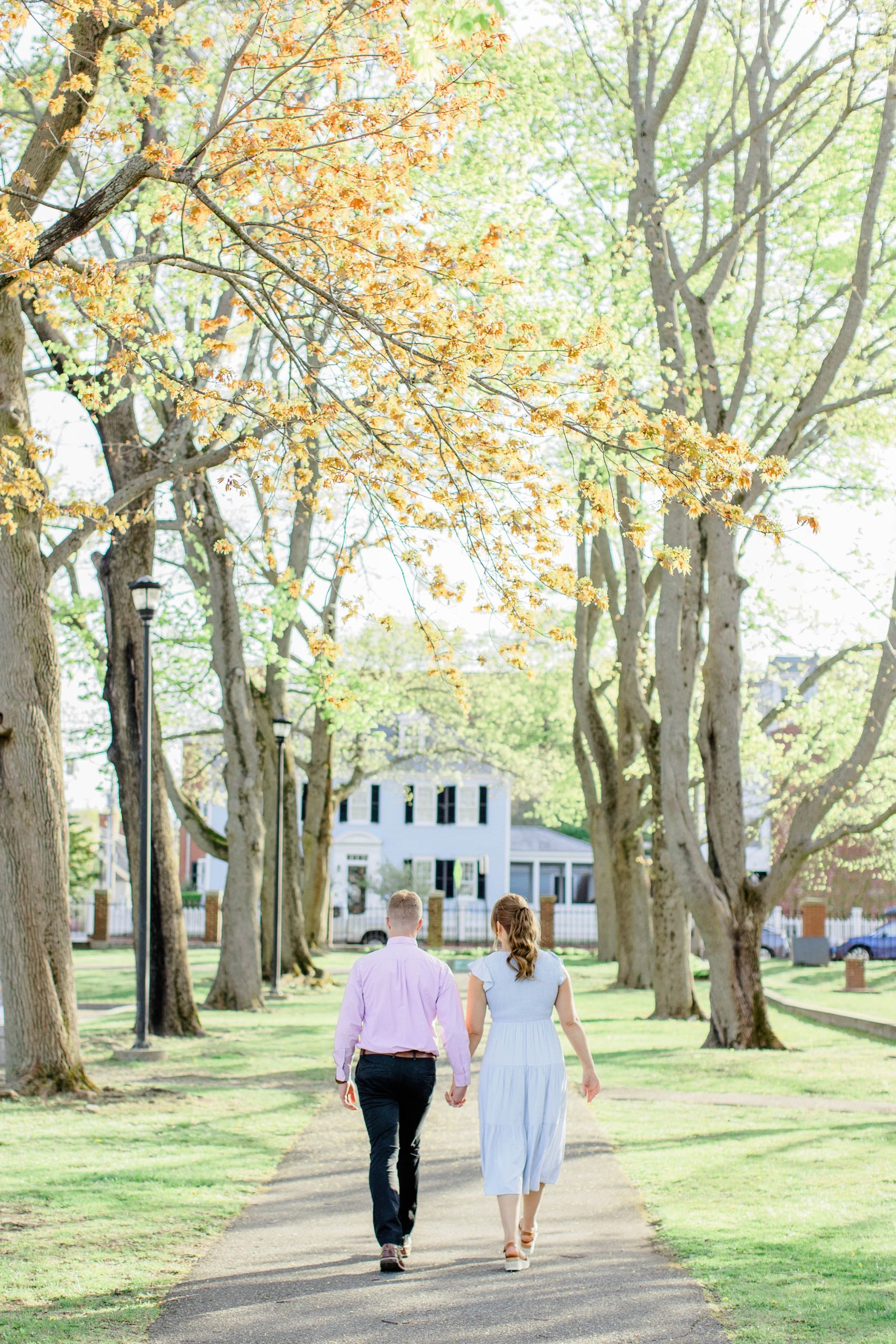 Downtown Spring Engagement Session - Caitlin Page Photography | New ...